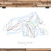 Bogus Basin Map Idaho Id Ski Snowboard Trail Map Art - Etsy