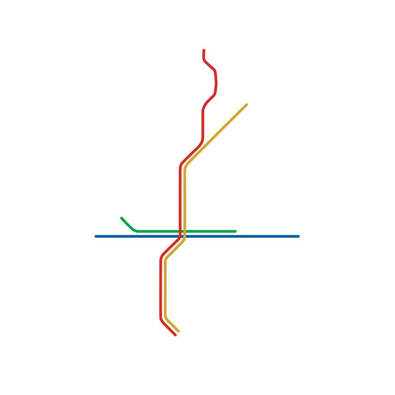 Atlanta MARTA Map Georgia Subway Map Atlanta Map Metro | Etsy