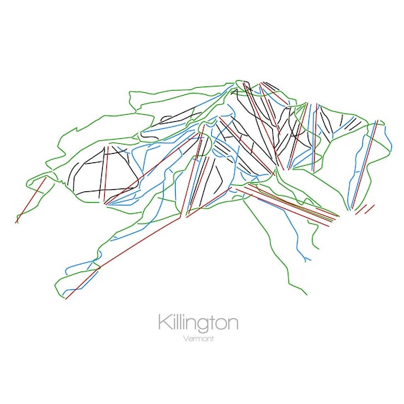 Mt Killington Trail Map
