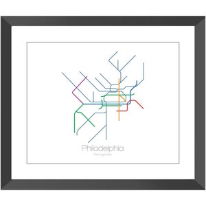 Philadelphia Septa Map | Pennsylvania Subway Map | Philly Map | Metro ...