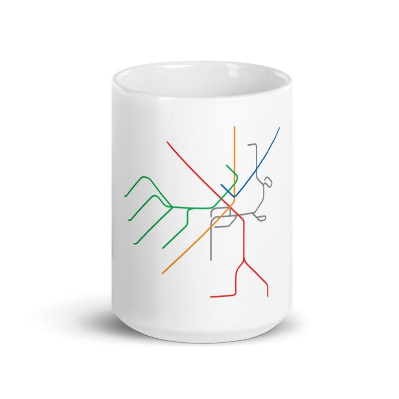 Boston T Metro Subway Map Mug City Coffee Mug Tea Mug - Etsy
