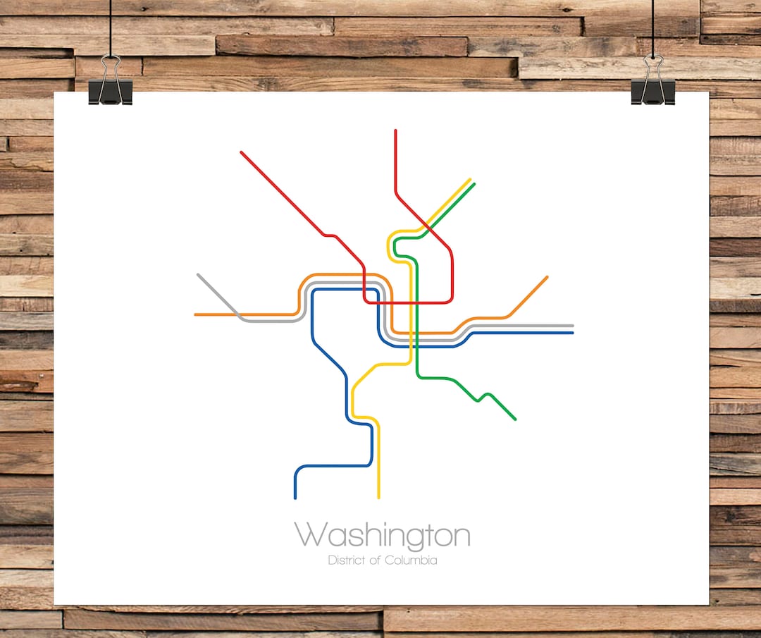 Washington Dc Metro Map | Dc Subway Map | Washington Dc Map | Distrcit ...