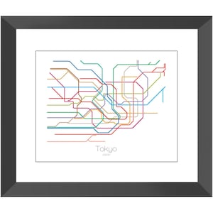 Tokyo Subway Map | Japan Subway Map | Train Map | Rail | Metro ...