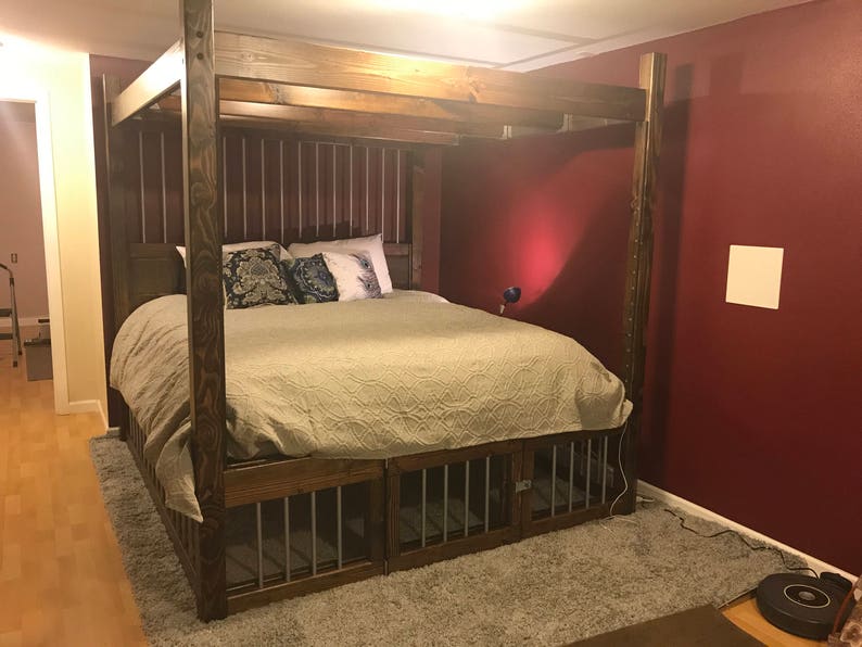Bondage Bed with Cage | Etsy