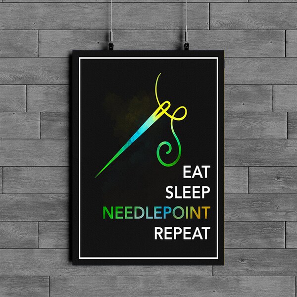 Modern Needlepoint - Etsy