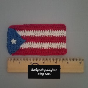 Price Reduced on Large Flag! Puerto Rico Hand-crocheted Flag Patch ...
