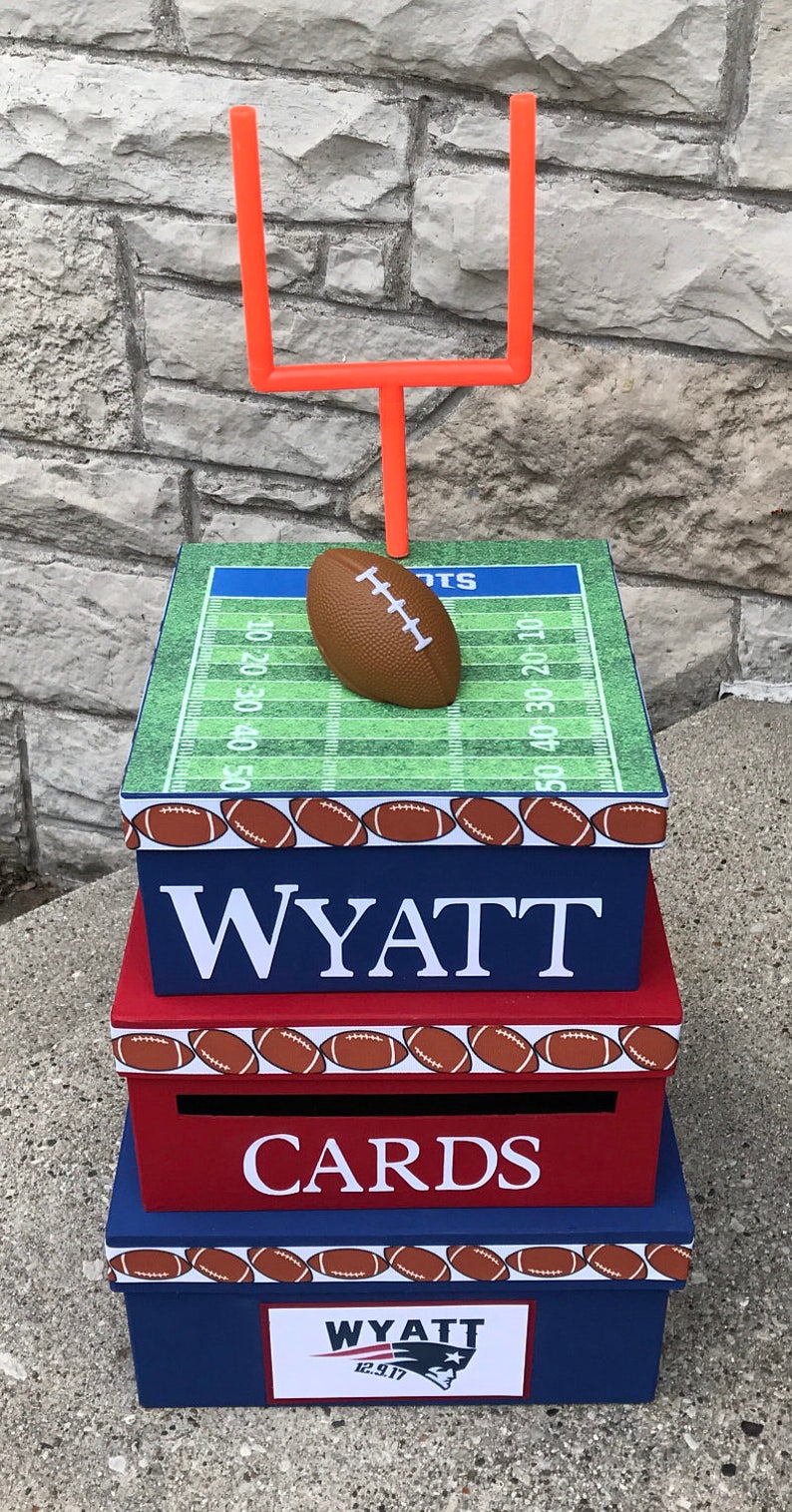 Custom Card Box, Bar Mitzvah, Birthday, 3 Tier, Card Holder, Square ...