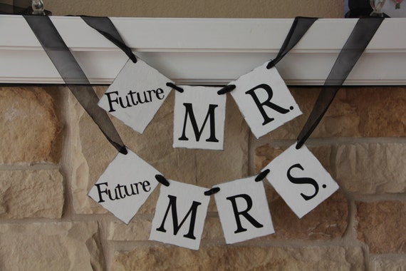 Custom Sign Engagement Party Wedding Banner Chair Sign | Etsy