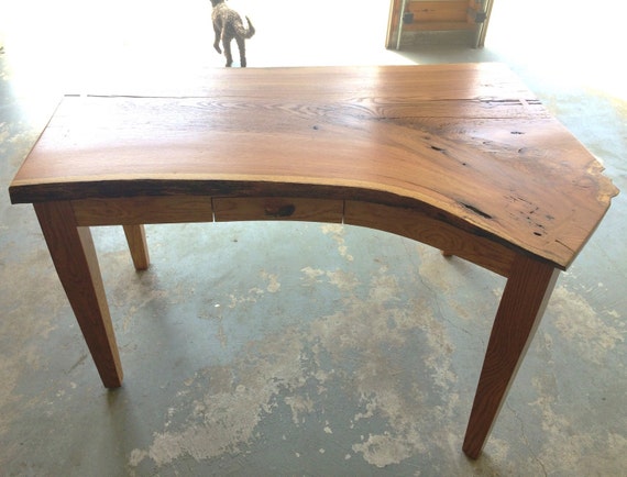 Reclaimed oak desk store