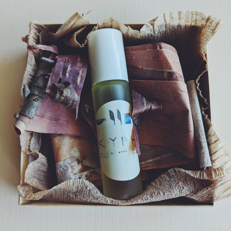 Kyphi natural perfume. Egyptian temple incense scent. | Etsy