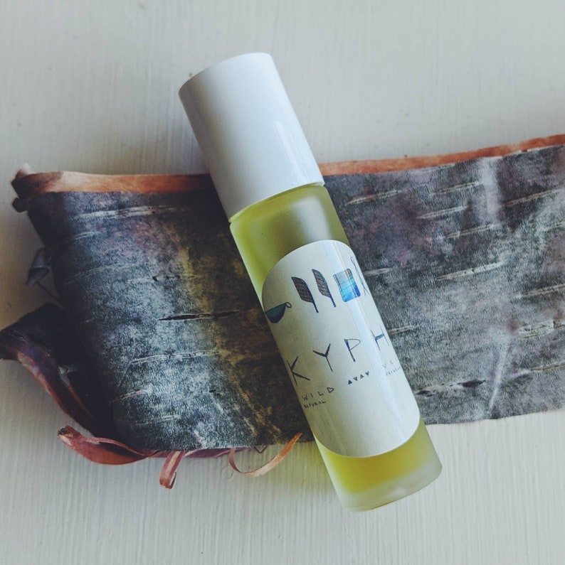 Kyphi natural perfume. Egyptian temple incense scent. | Etsy