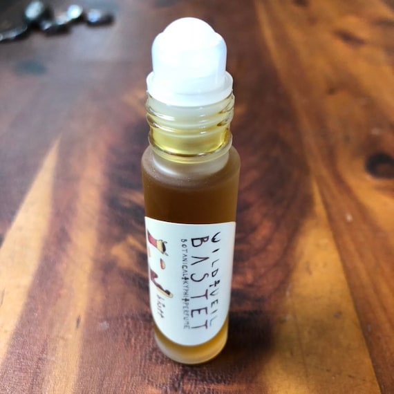 Bastet. natural perfume. botanical kyphi fragrance. egyptian | Etsy