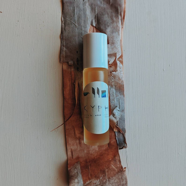 Kyphi natural perfume. Egyptian temple incense scent. | Etsy