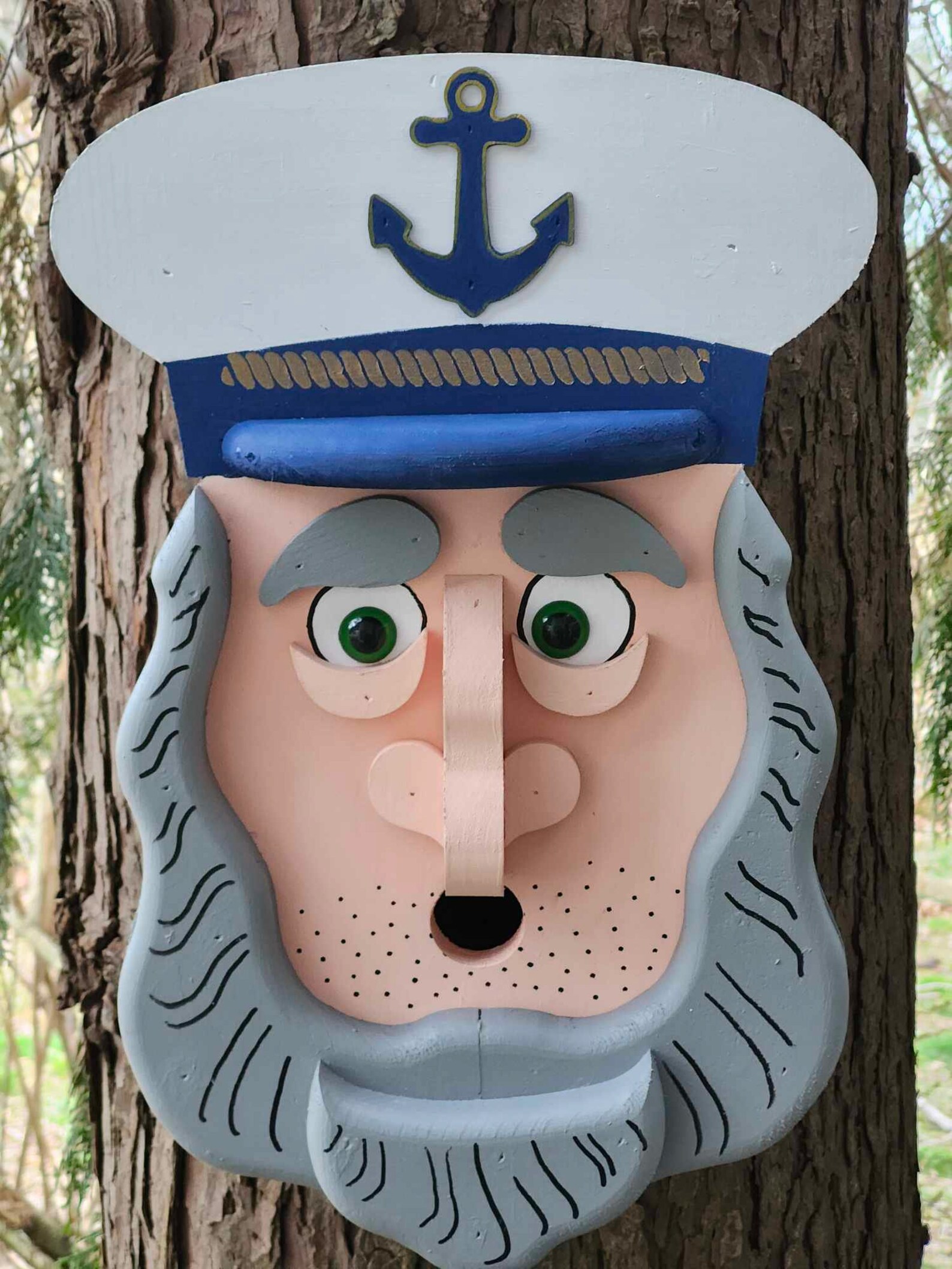 Captain Birdhouse, Great for the Nautical or Birdhouse Collector ...