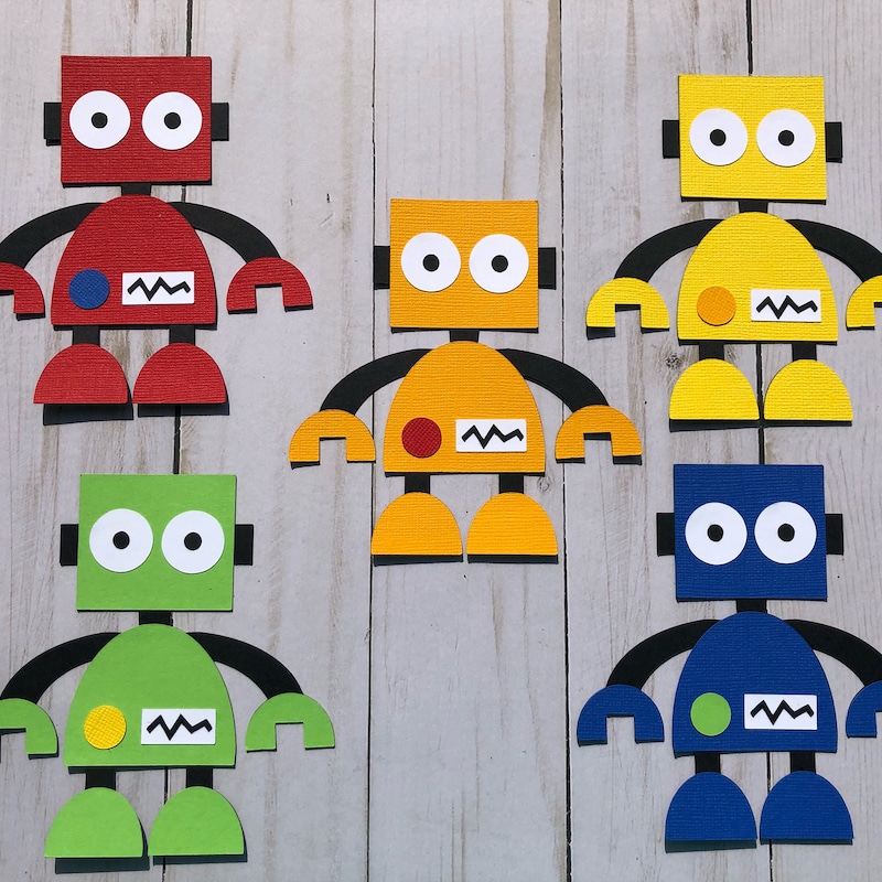Robot Banner - Etsy