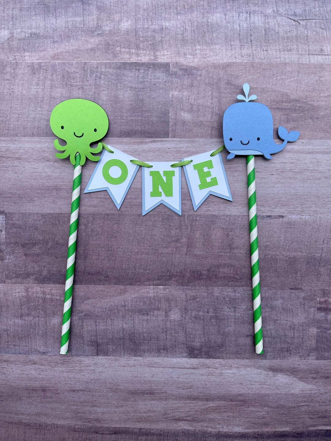Ocean Theme Cake Topper / Under the Sea Theme Cake Topper / - Etsy
