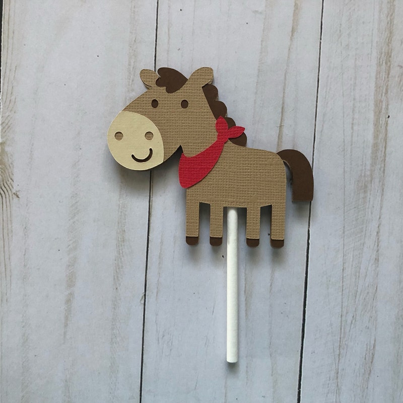 Horse Cupcake Topper - Etsy