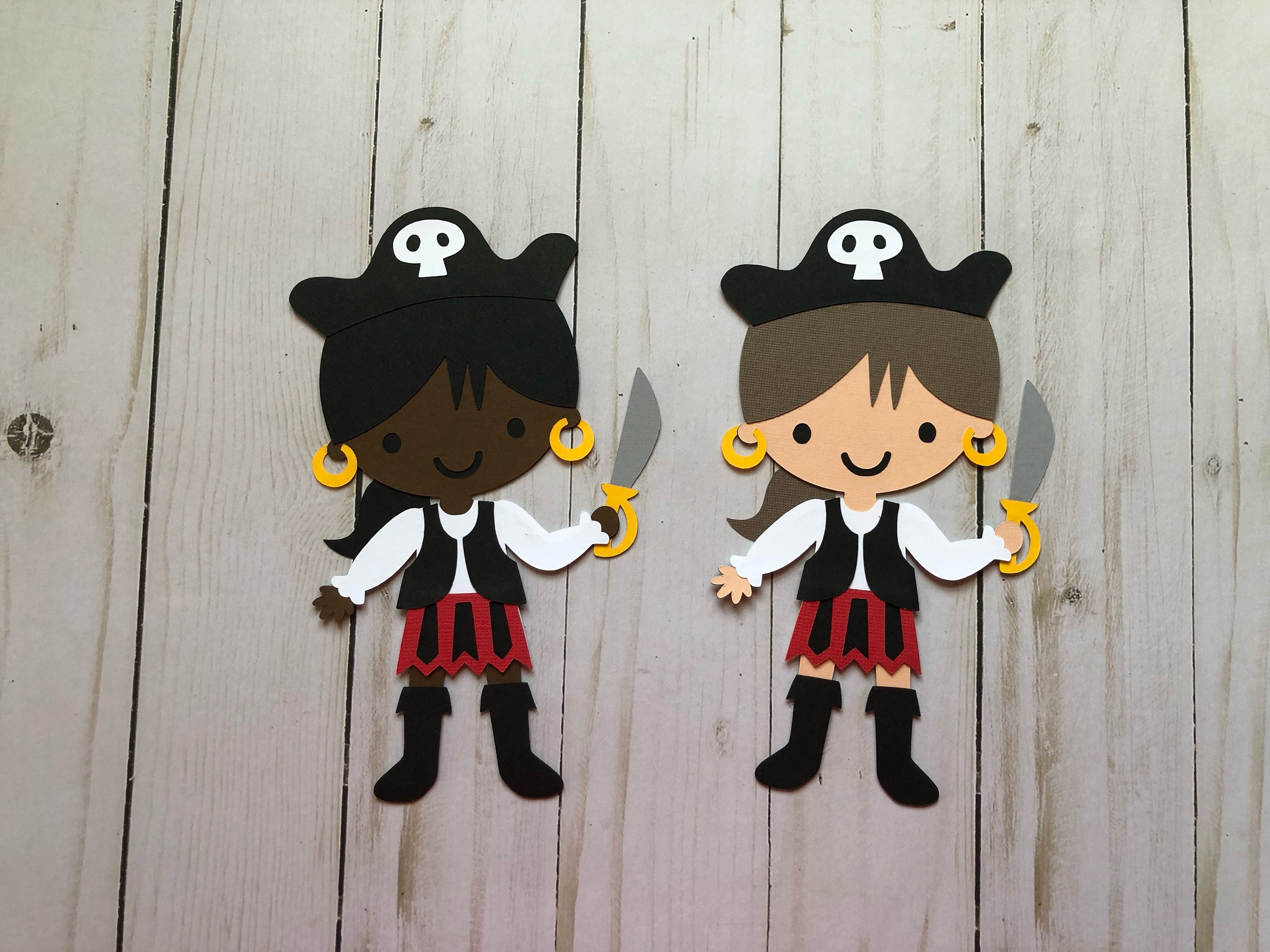Baby Girl Pirate Clipart