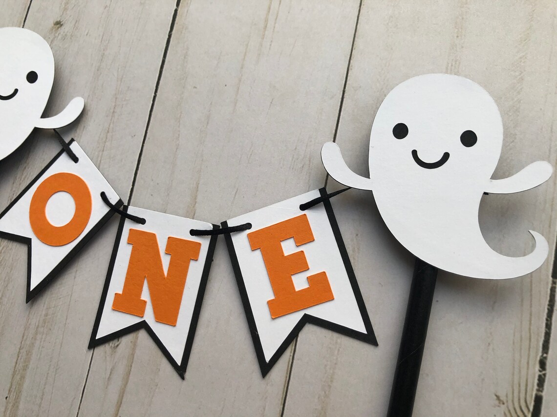Boo-thday Theme Cake Topper / Our Little Boo Themed Birthday - Etsy