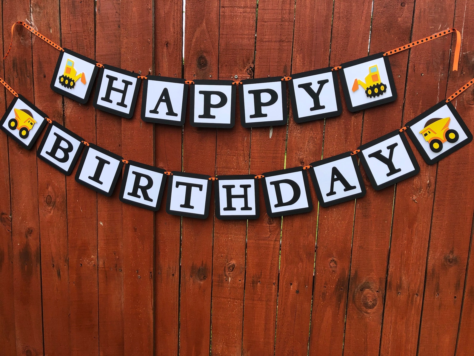 Construction Theme Banner - Etsy