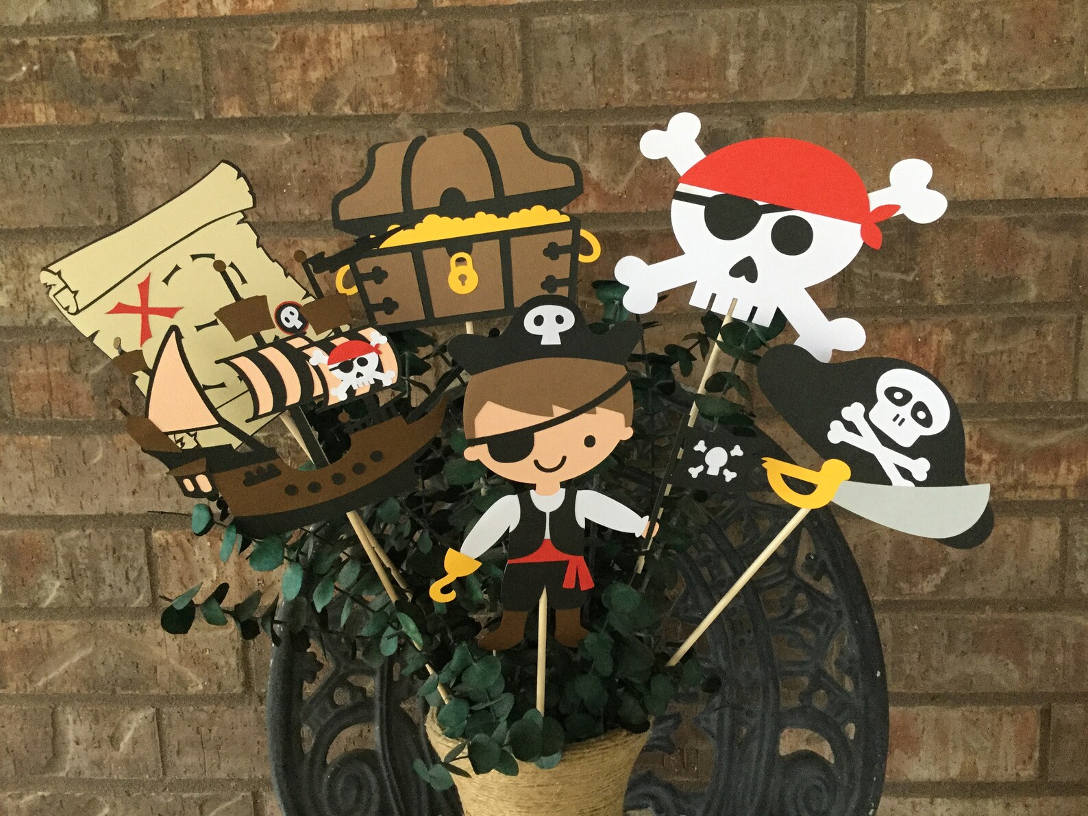 Pirate Theme Party Centerpiece Decorations / Pirate Theme Birthday ...