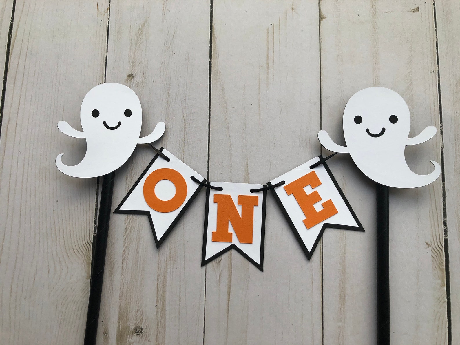 Boo-thday Theme Cake Topper / Our Little Boo Themed Birthday - Etsy