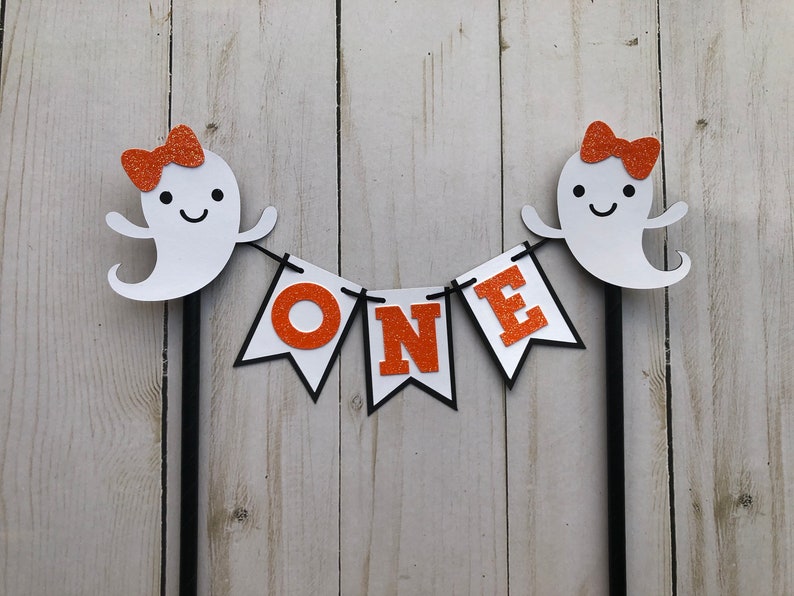 Boo-thday Theme Cake Topper / Our Little Boo Themed Birthday - Etsy