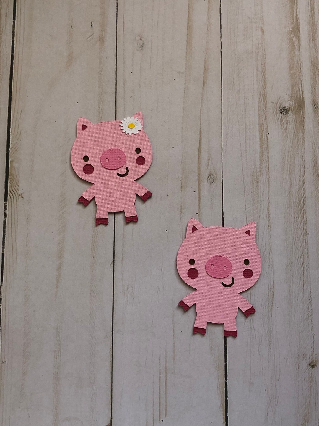 Pig Die Cuts: Farm Theme Party Decorations - Etsy