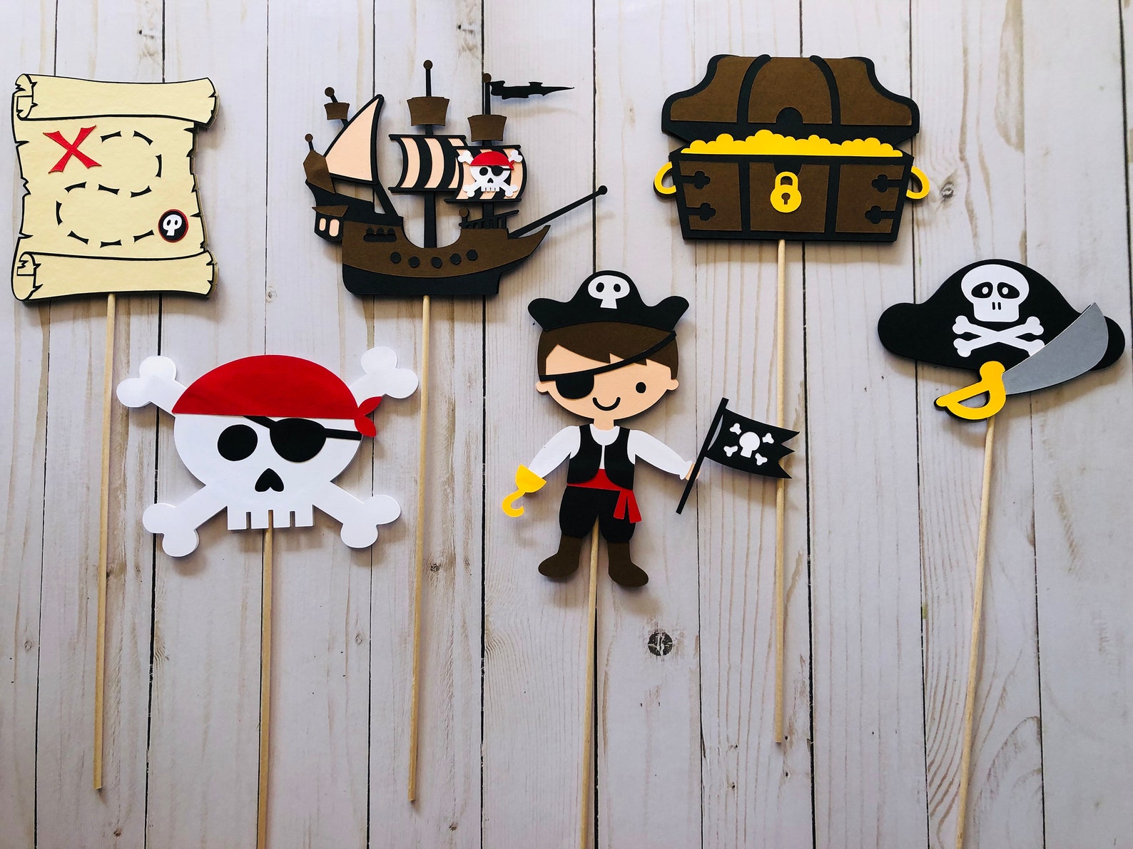 Pirate Theme Party Centerpiece Decorations / Pirate Theme Birthday ...