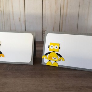 Robot Theme Food Tent Cards / Robot Theme Food Labels / Robot Theme ...