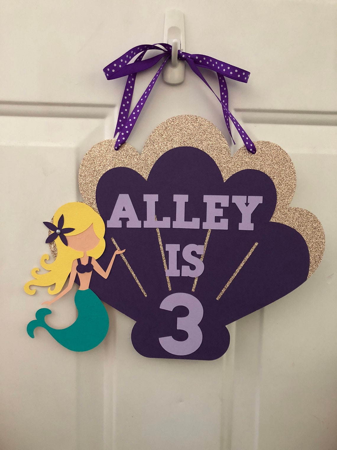 Mermaid Theme Party Sign / Under the Sea Party Sign / Mermaid | Etsy