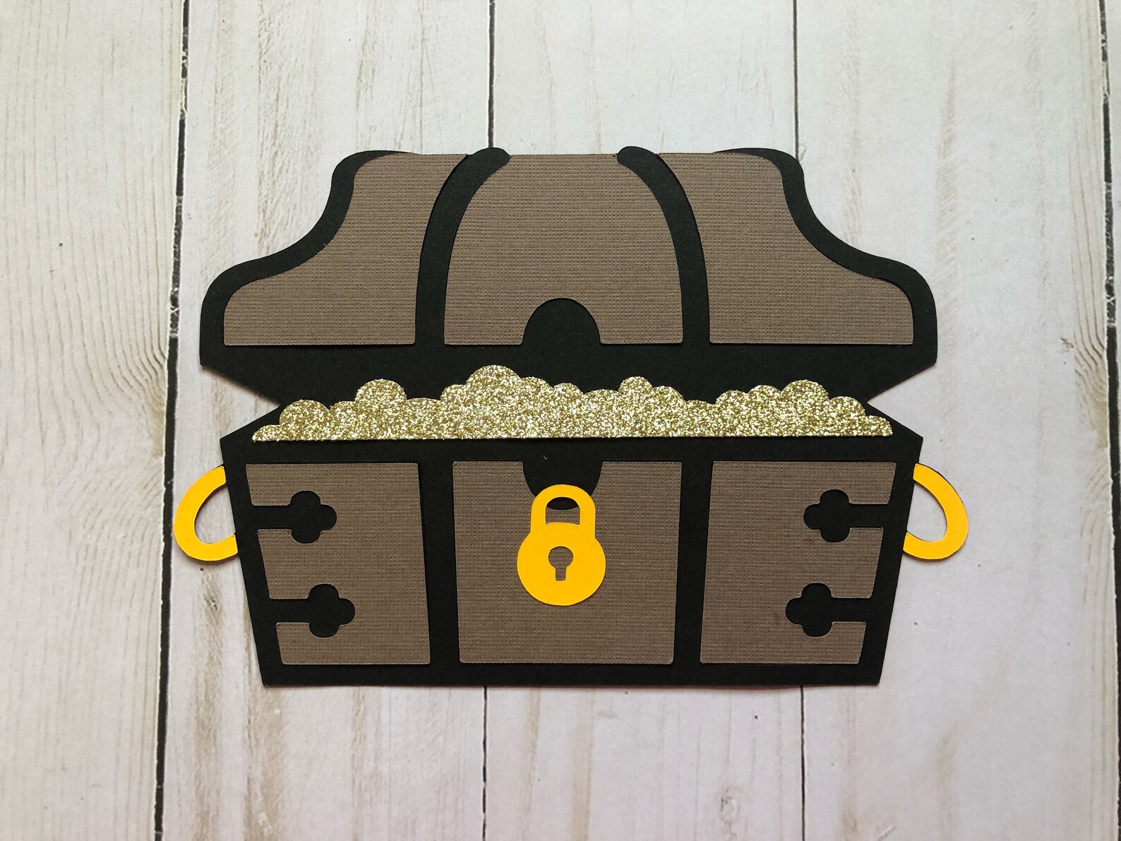 Pirate Treasure Chest Cutout: DIY Party Decoration - Etsy
