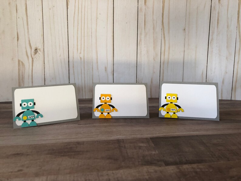 Robot Theme Food Tent Cards / Robot Theme Food Labels / Robot - Etsy