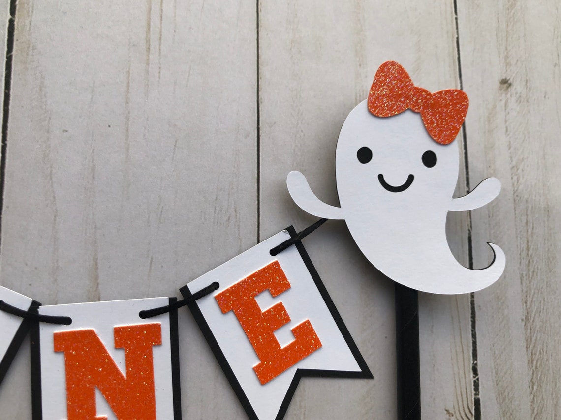 Boo-thday Theme Cake Topper / Our Little Boo Themed Birthday - Etsy