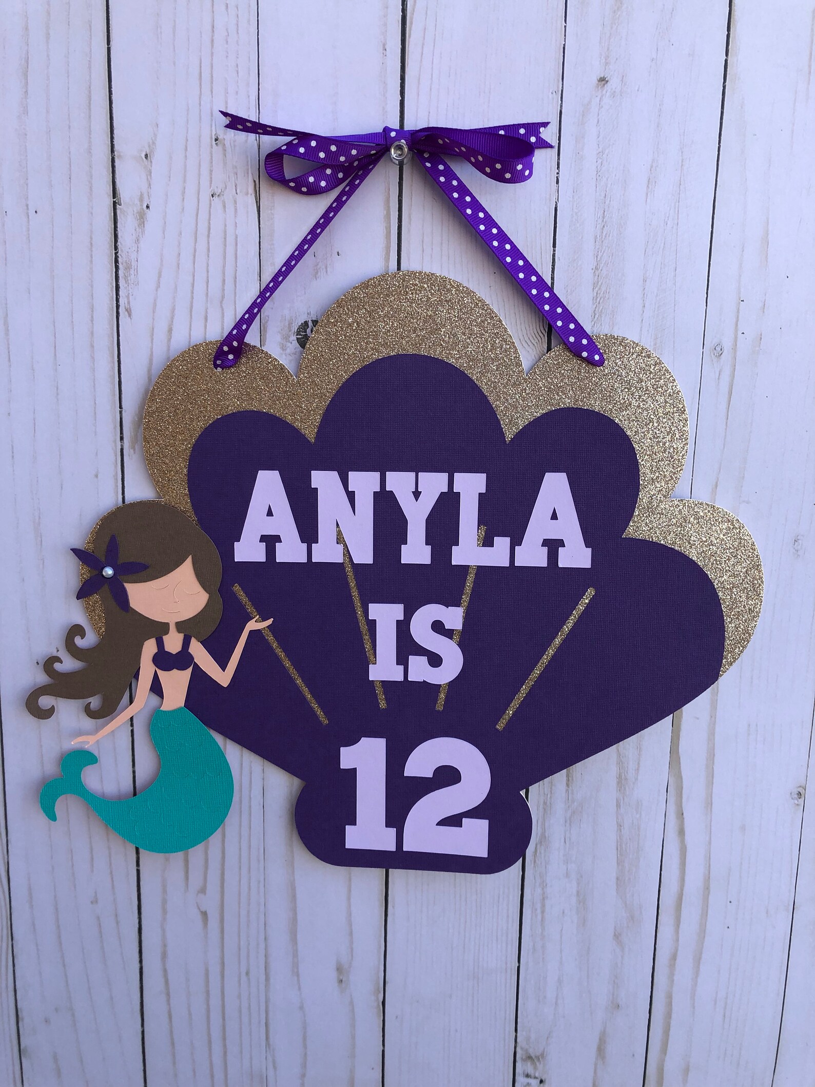 Mermaid Theme Party Sign / Under the Sea Party Sign / Mermaid | Etsy