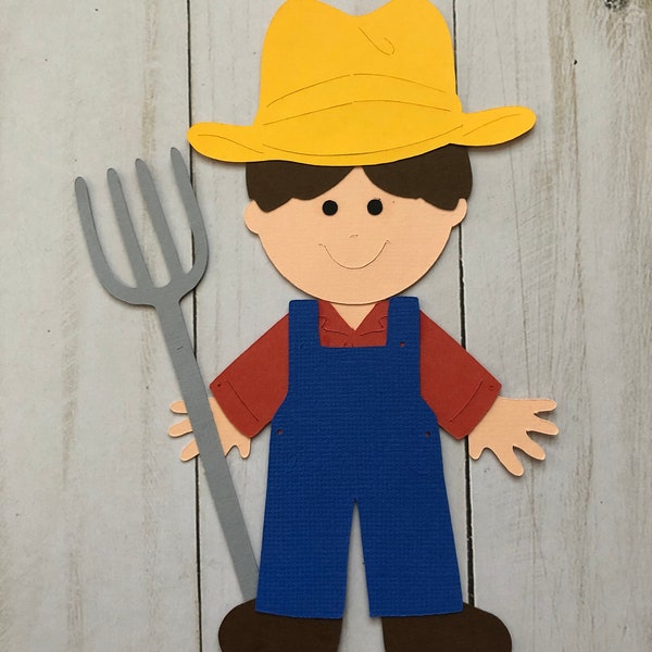 Farmer Cutout - Etsy