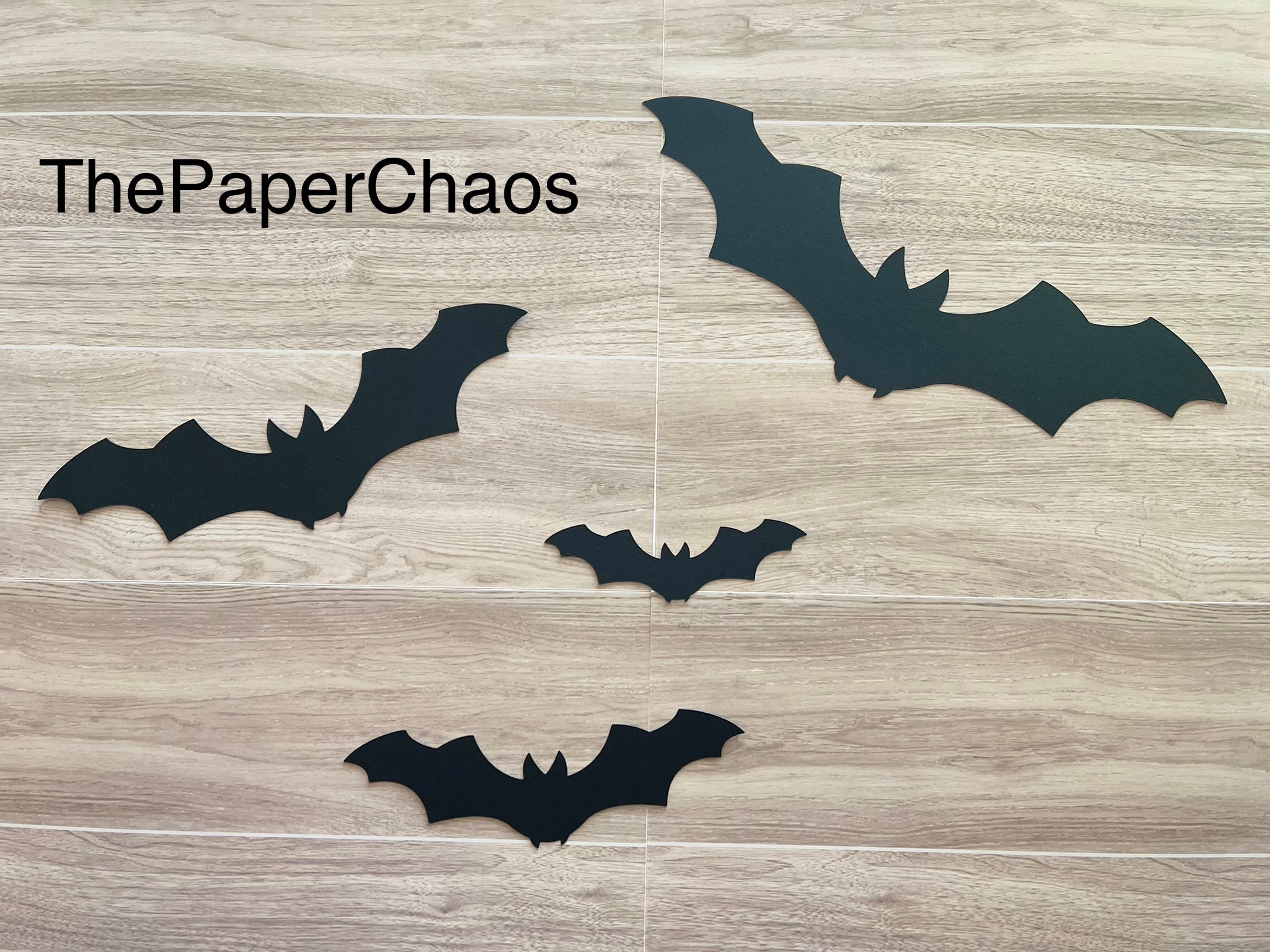 3D Paper Bat Wall Decoration: Halloween Party Decor - Etsy