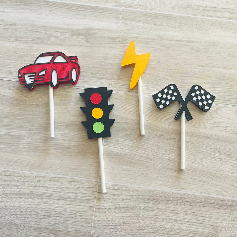 Race Car Topper - Etsy