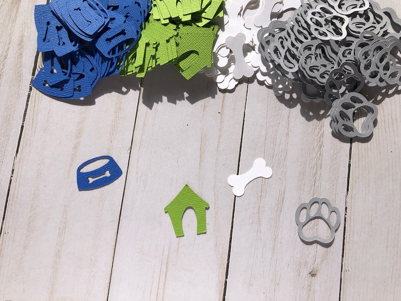 Puppy Confetti / Puppy Theme Confetti / Puppy Themed Birthday - Etsy