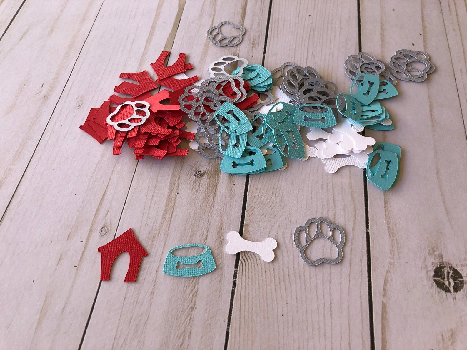 Puppy Confetti / Puppy Theme Confetti / Puppy Themed Birthday - Etsy