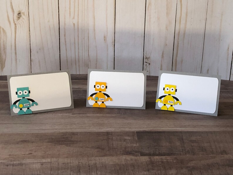 Robot Theme Food Tent Cards / Robot Theme Food Labels / Robot - Etsy