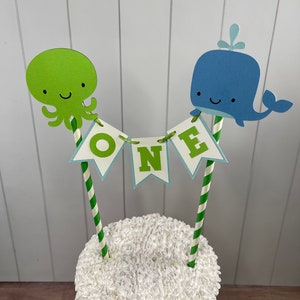 Ocean Theme Cake Topper: Under the Sea Birthday Party Decor - Etsy
