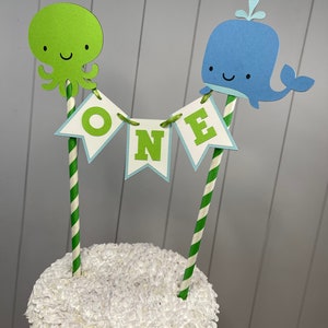 Ocean Theme Cake Topper / Under the Sea Theme Cake Topper / Ocean ...