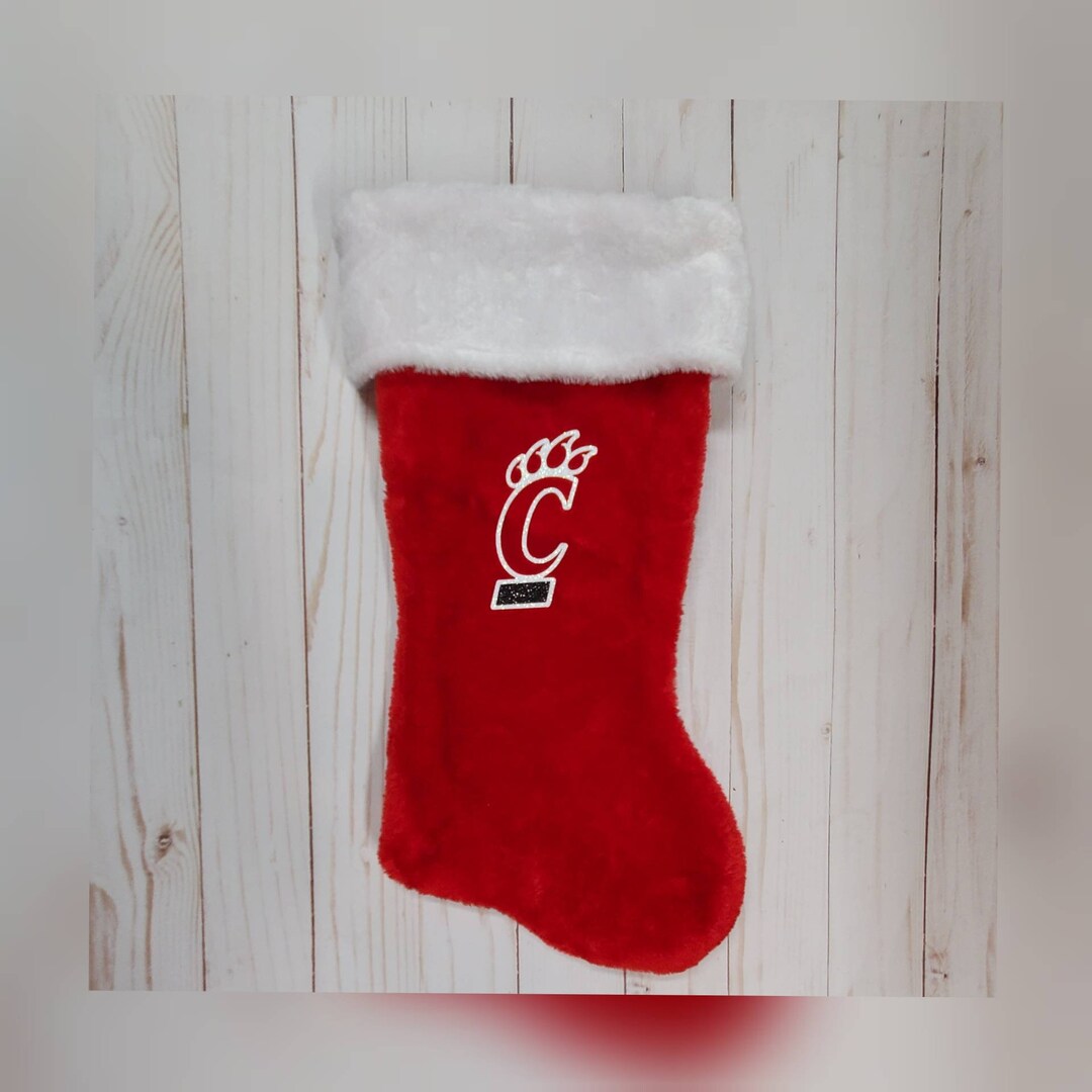 Custom Football Christmas Stocking Sports Football College ND Notre ...