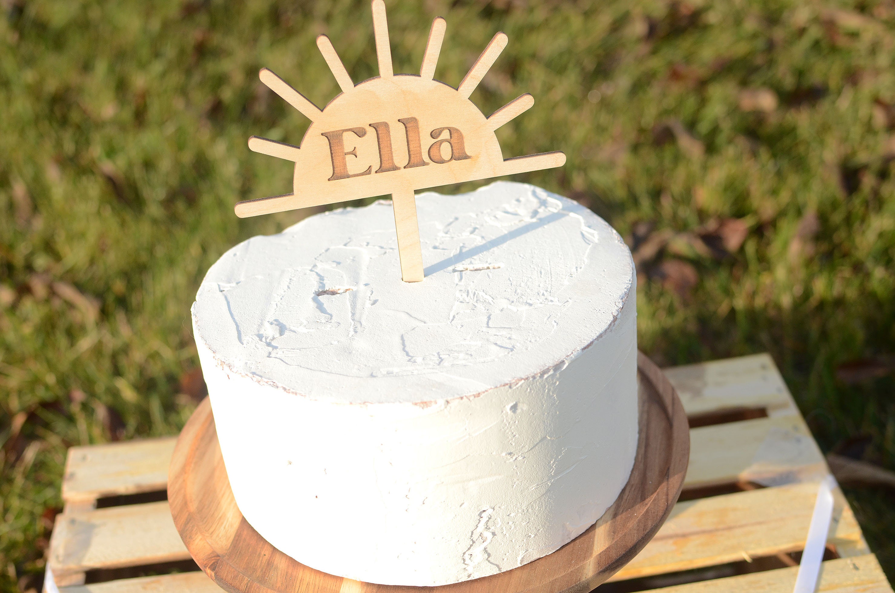 Sun Cake Topper - Trip Around the Sun 1st Birthday Cake Topper, One ...