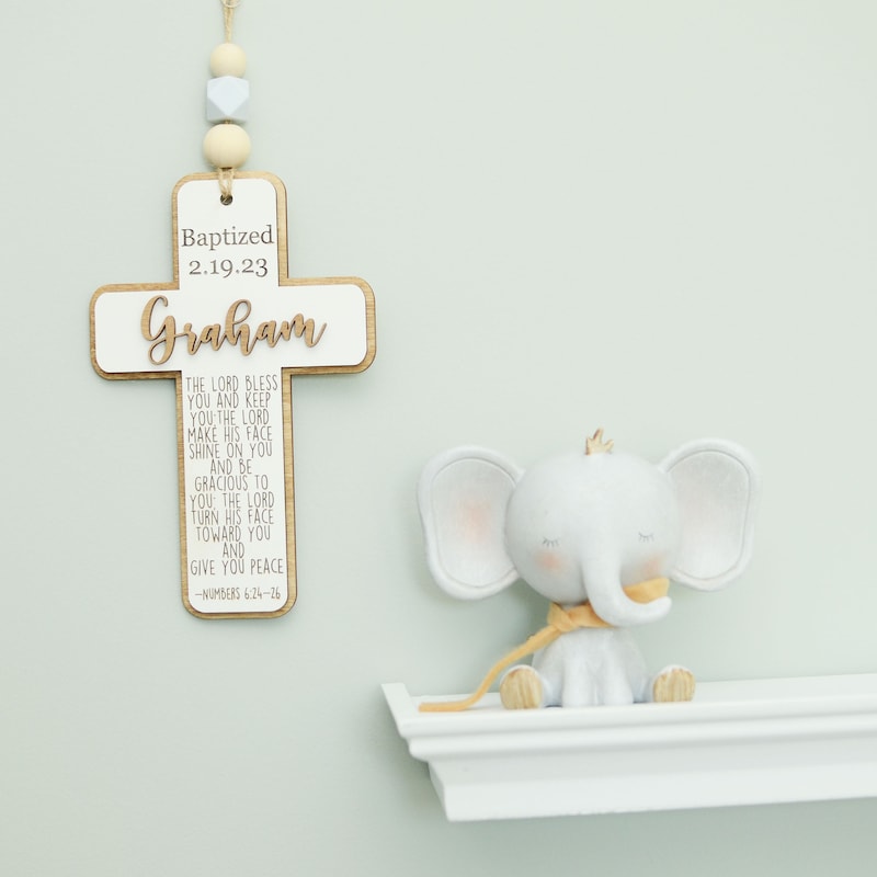 Baptism Cross - Etsy