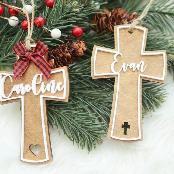 Cross Ornament - Etsy