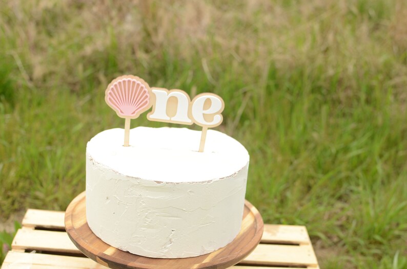 Sea Shell Cake Topper Under the Sea Birthday Sea Shell - Etsy