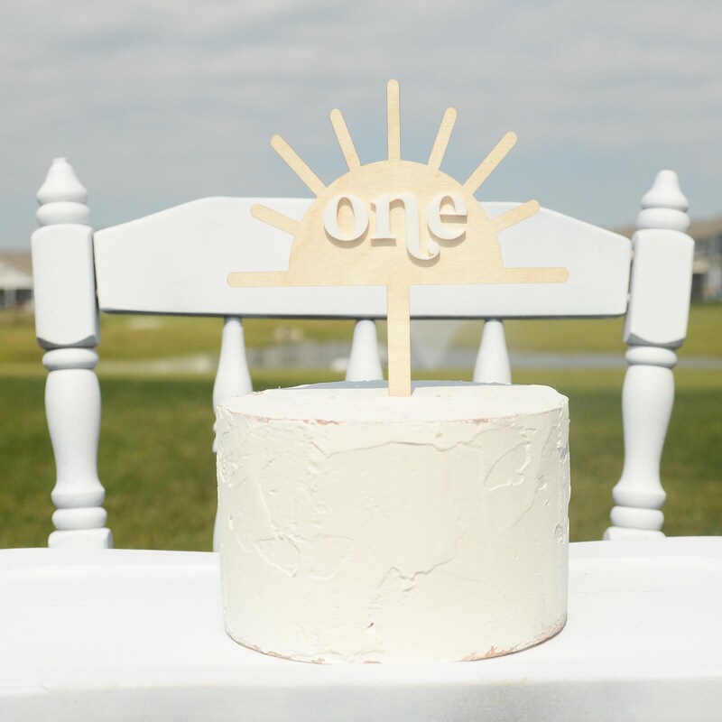 Sun Cake Topper - Etsy