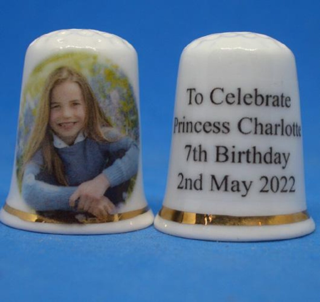 Birchcroft China-Fingerhut Prinzessin Charlotte 7.Geburtstag Gratis ...